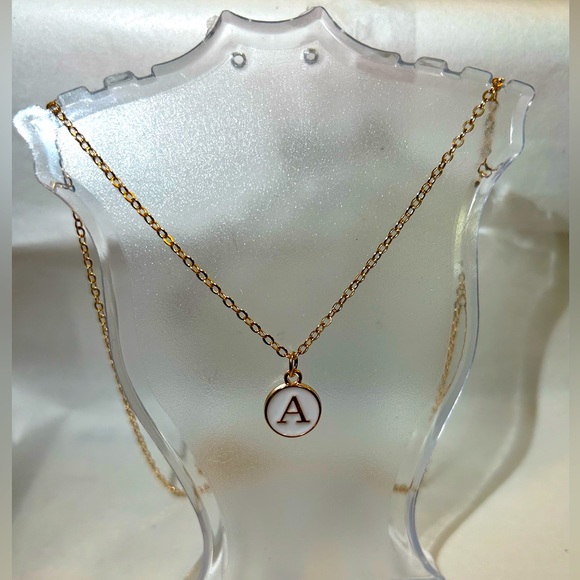Jewelry | New Sizable Fashion Goldtone Letter A Pendant With Lobster ...
